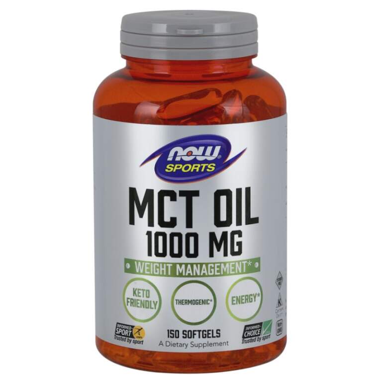MCT-olie, 1000mg - 150 softgels - Eco Supplements